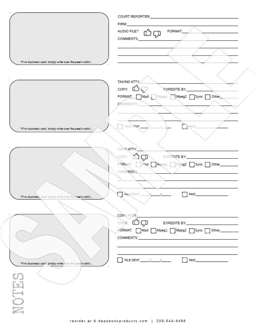 **NEW** Depobook Video Log Book – Depobook Products