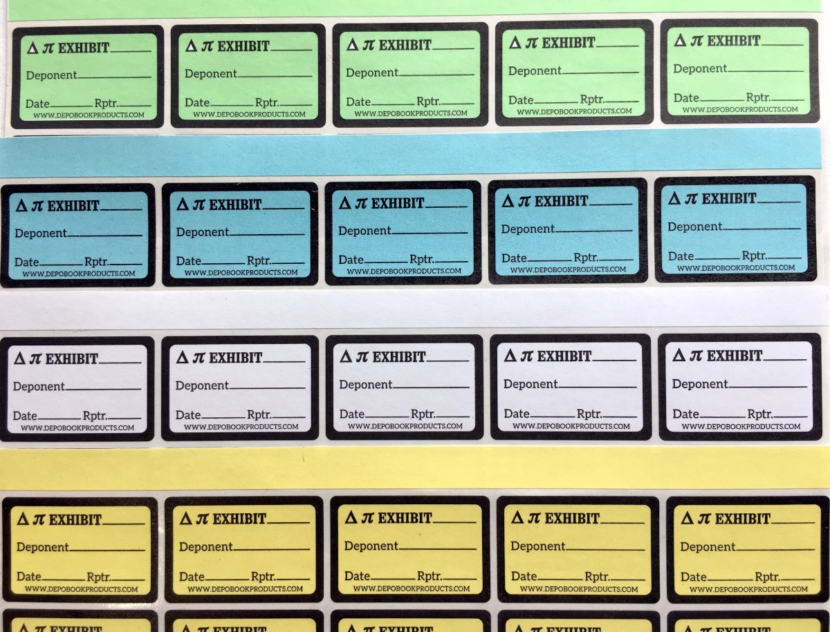 Pastel Exhibit Sticker Sheets - LOOSE (500 pack) – Depobook Products