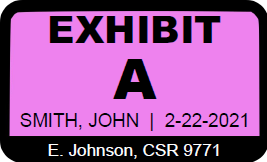 Digital Exhibit Stamper for PDFs – Depobook Products